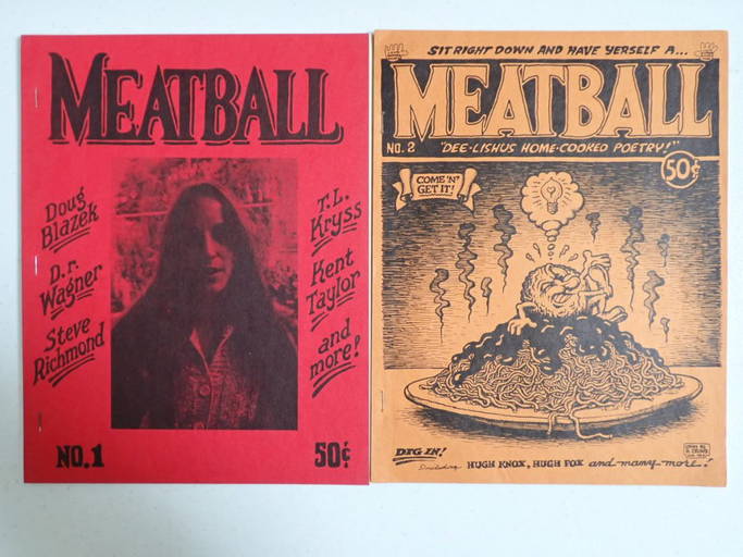 Meatball 1 & 2: 1969 Poetry Zines With Early R. Crumb Art