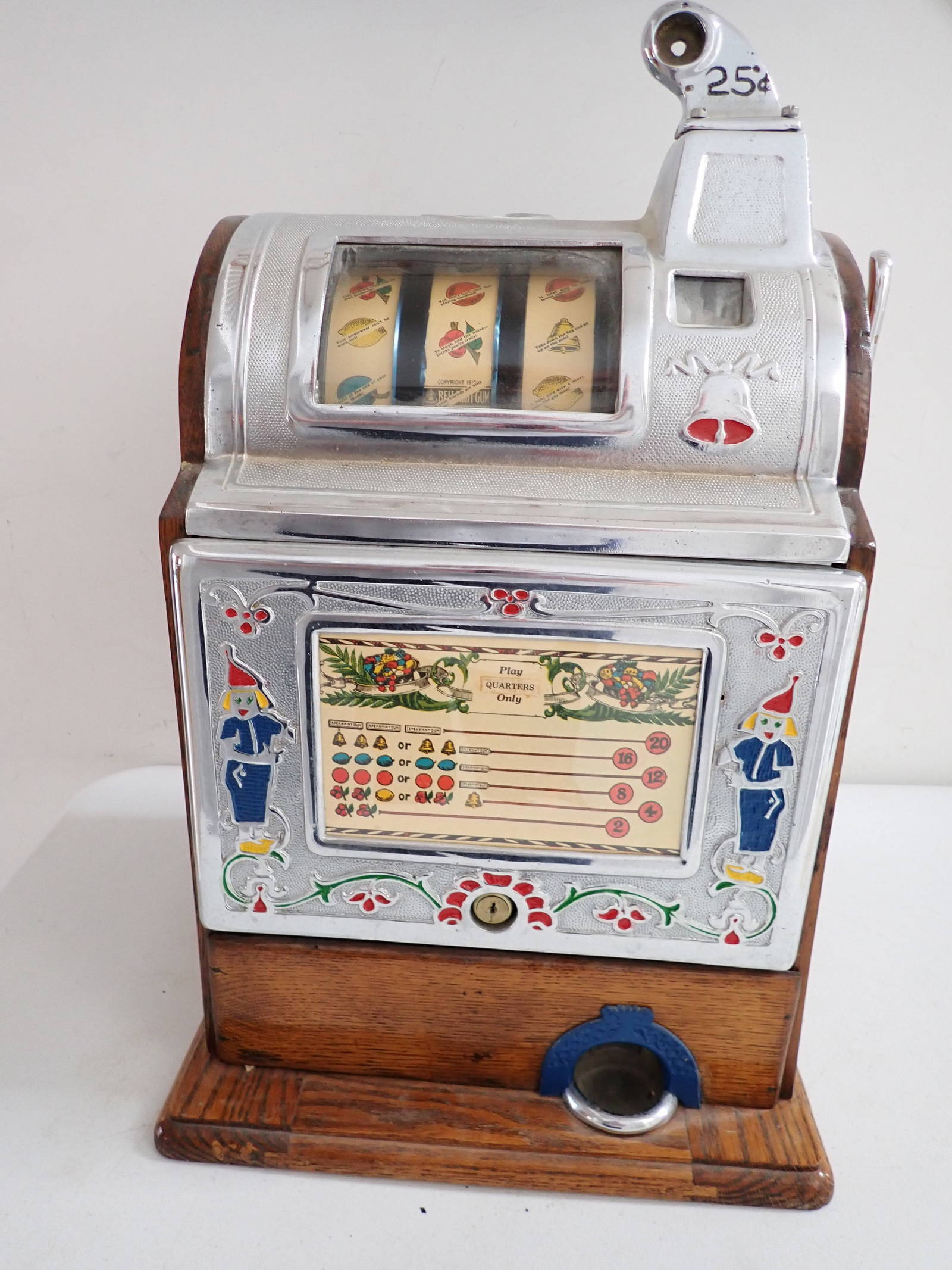 Vintage Mills Novelty Quarter Slot Machine Auction
