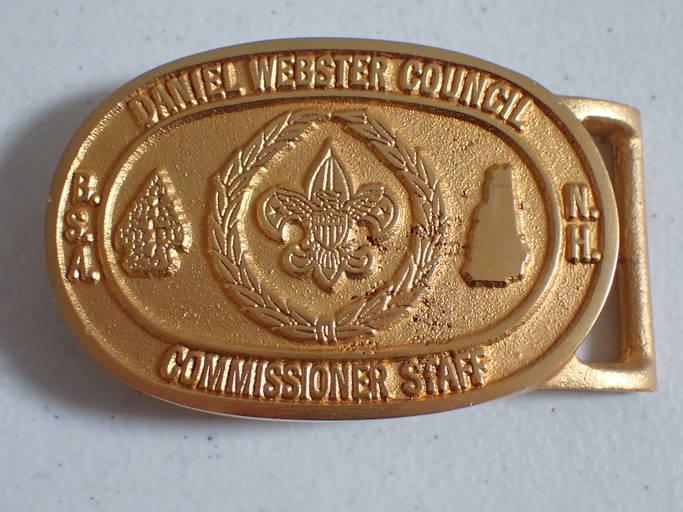 Rare Max Silber Gold Plated Belt Buckle
