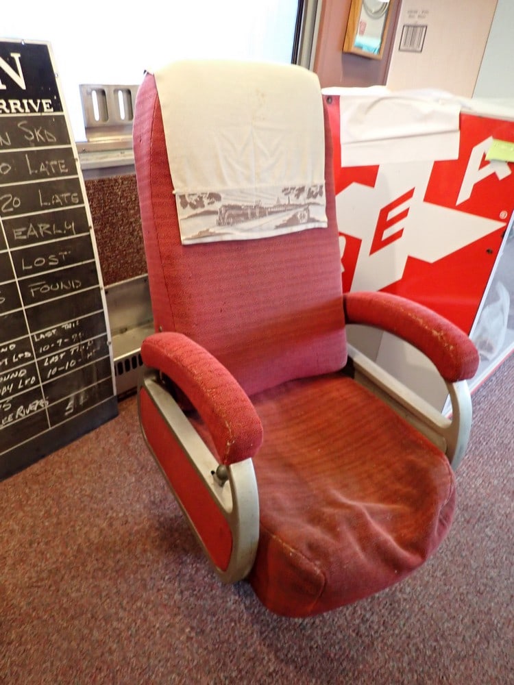 Pennsylvania Railroad Passenger Car Chair Auction