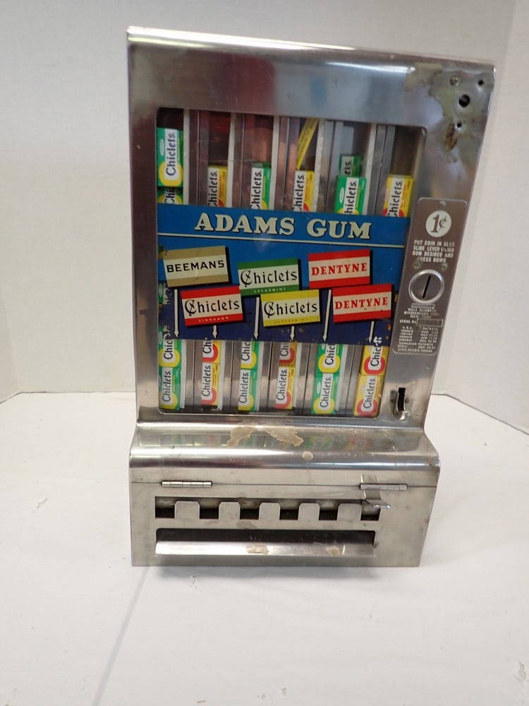 Adams Gum "chiclet" Penny Gum Machine Auction
