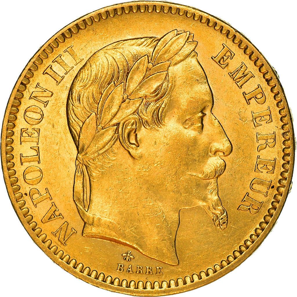 1862 Napoleon Iii 20 Francs Paris Gold Coin
