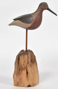 Carved & Painted Decoy By Bob Biddle