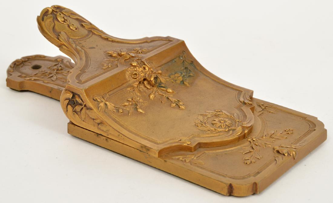 Vintage Brass Desk Letter Holder