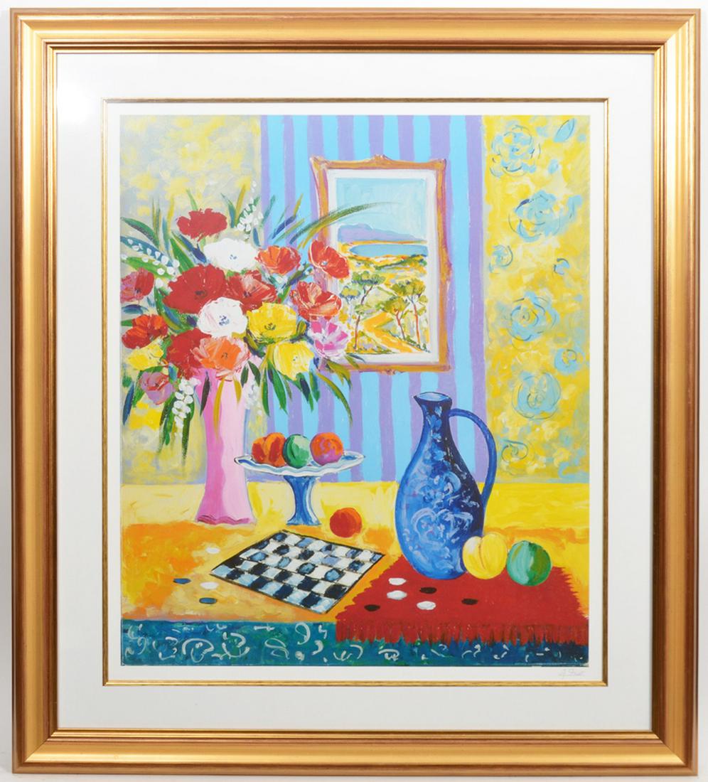 Jean Claude Picot "le Vase Bleu" Seriolithograph