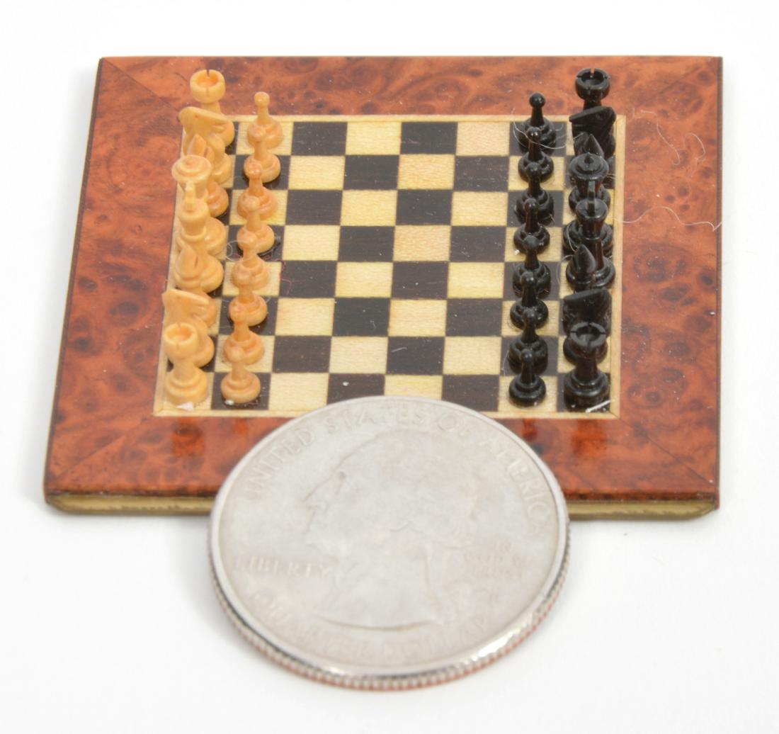 Miniature Chess Set By Geoffrey Wonnacott