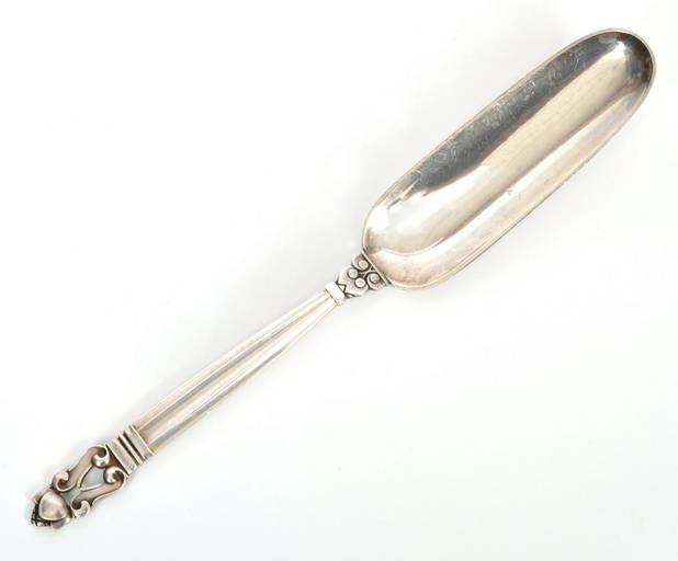 Georg Jensen Sterling 'acorn' Bone Marrow Spoon