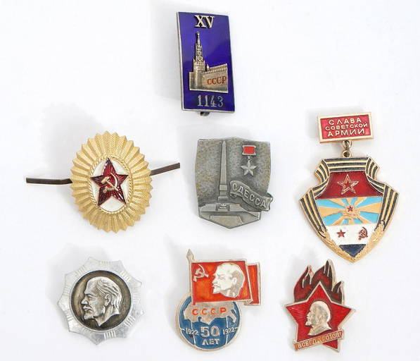 7 Sovet Union Ussr/cccp Pins