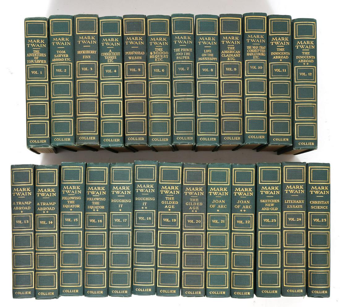 Mark Twain's Works 25 Vol. Harper Brothers