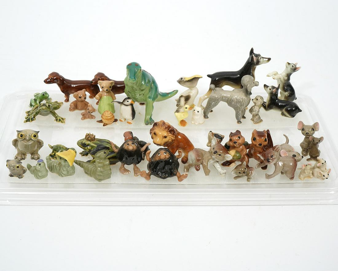 Group Of Hagen-renaker Animal Figurines Auction