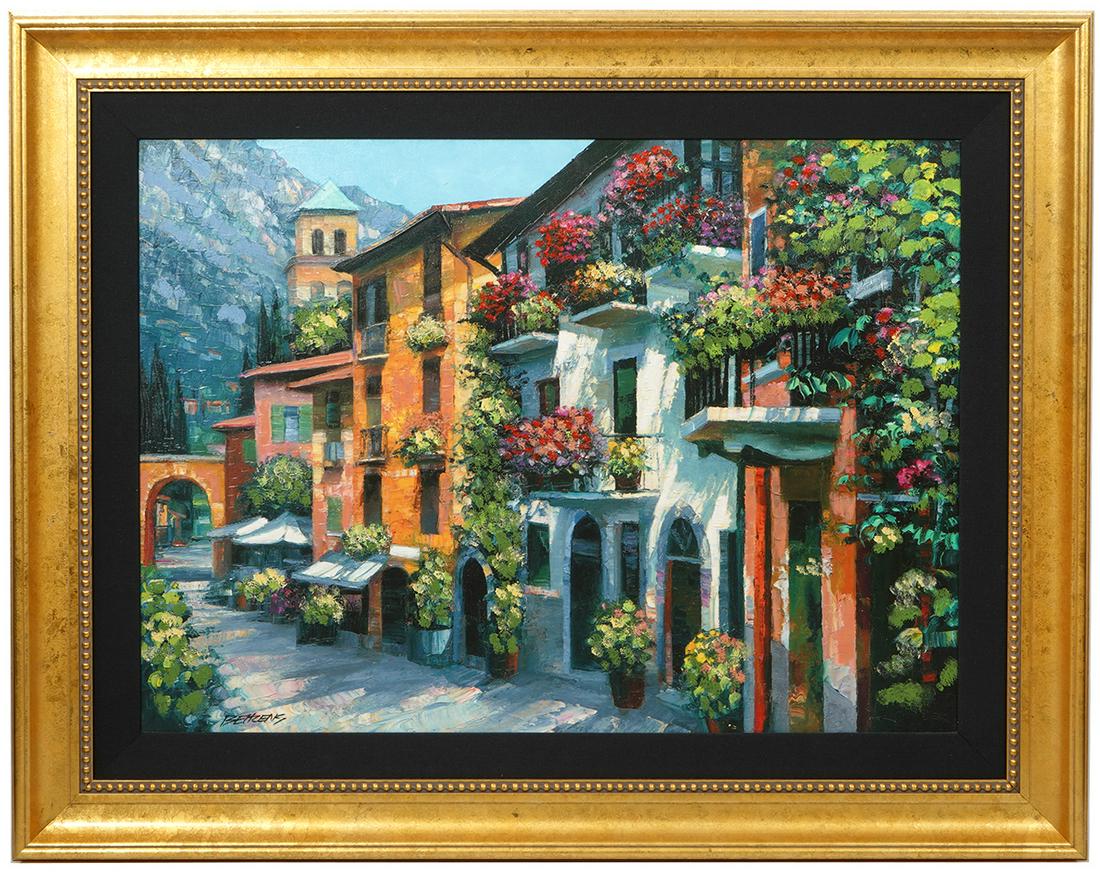 Behrens 'village Hideaway" Giclee Ltd Ed Auction