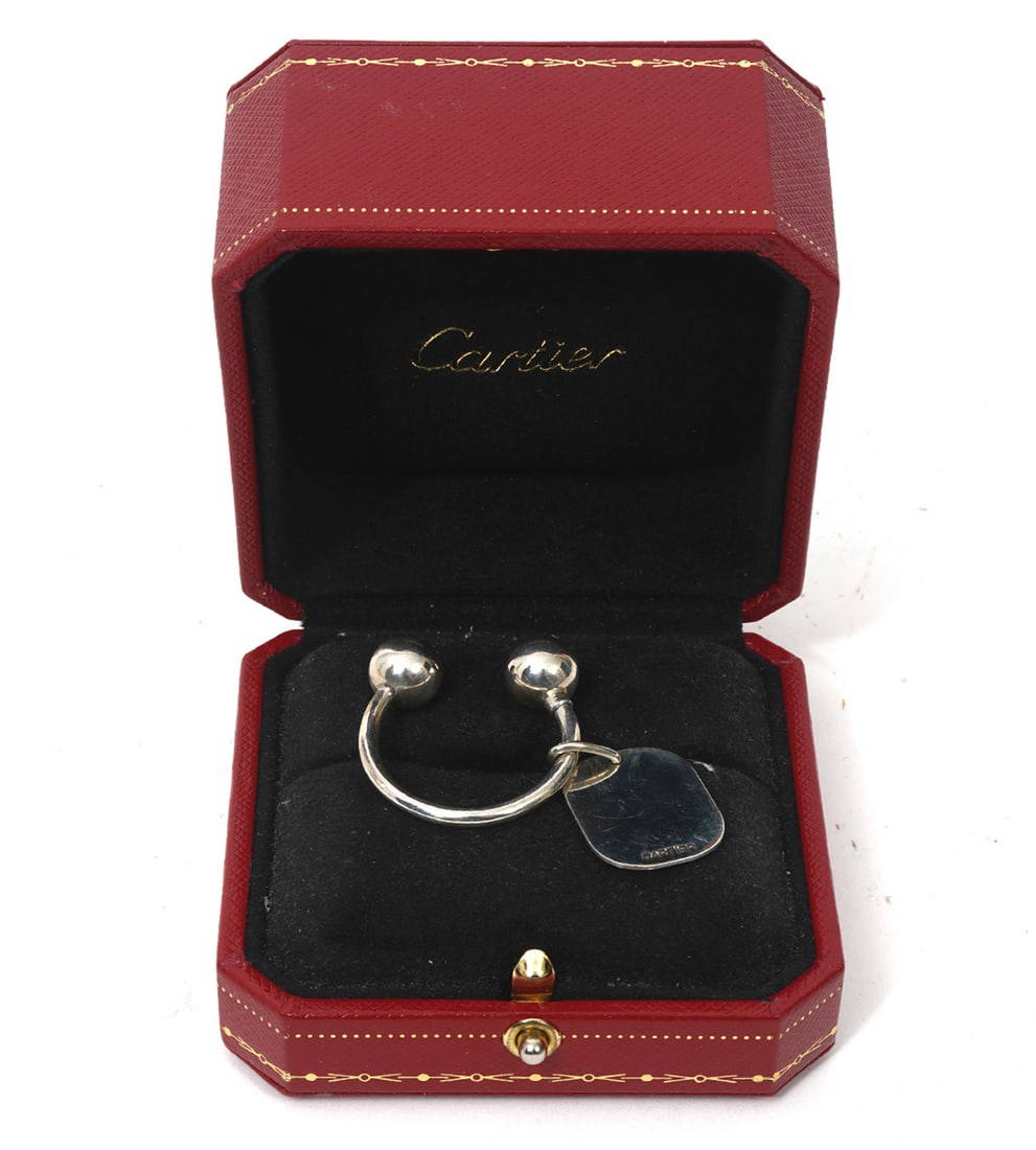 Cartier Sterling Silver Key Rings Auction