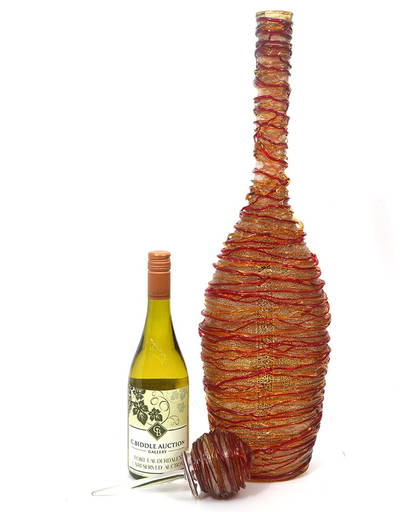 Sergio Constantini Murano Threaded Art Glass