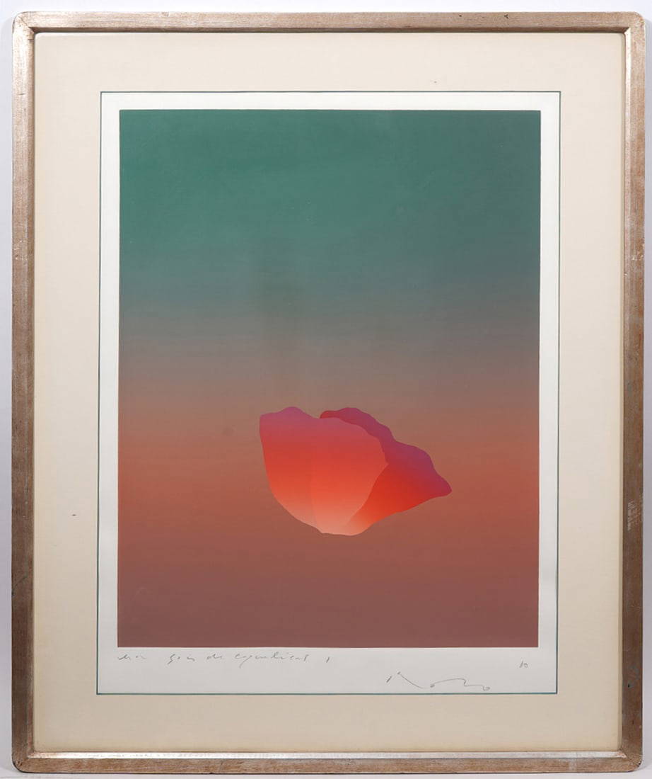 Kozo Inoue Japanese Signed Silkscreen Auction