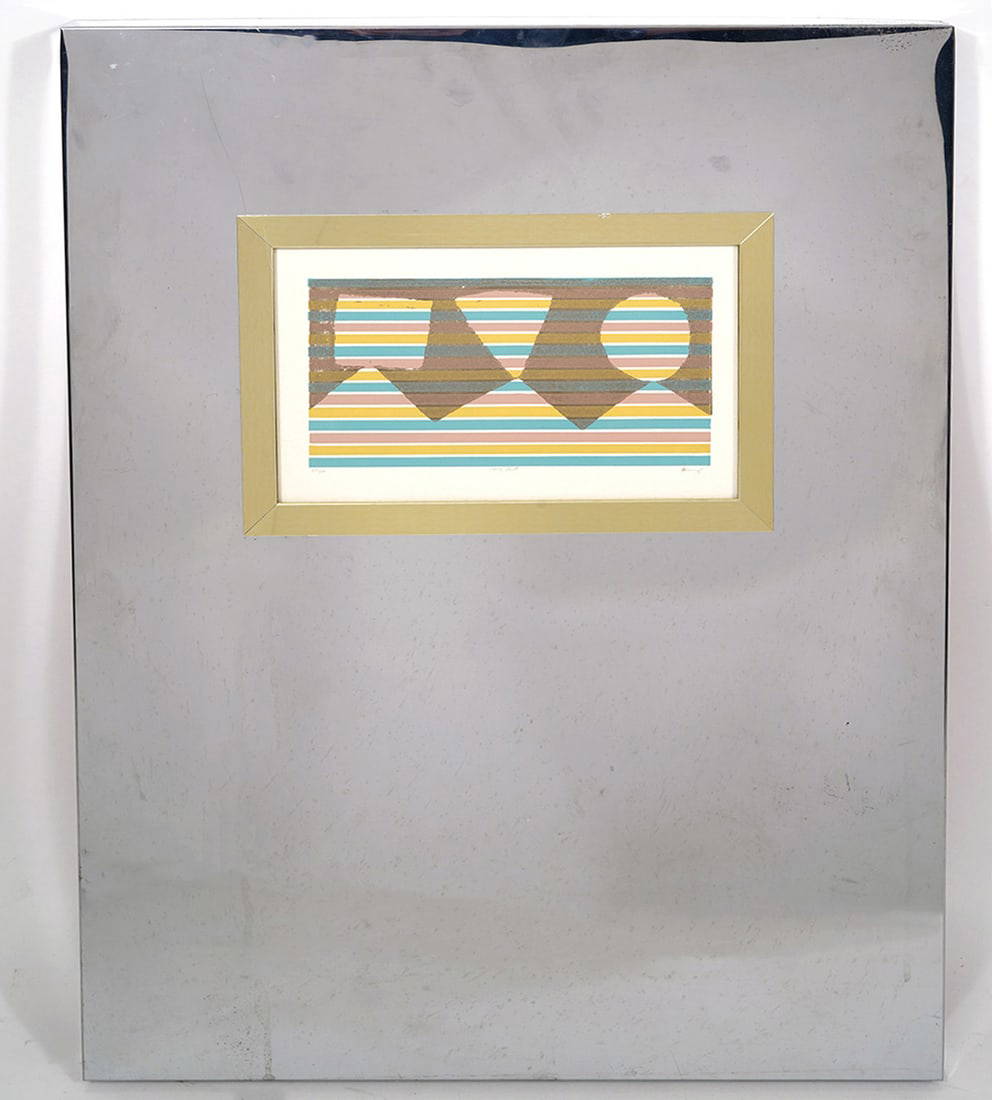 Harris G Strong Abstract Lithograph S/n Auction