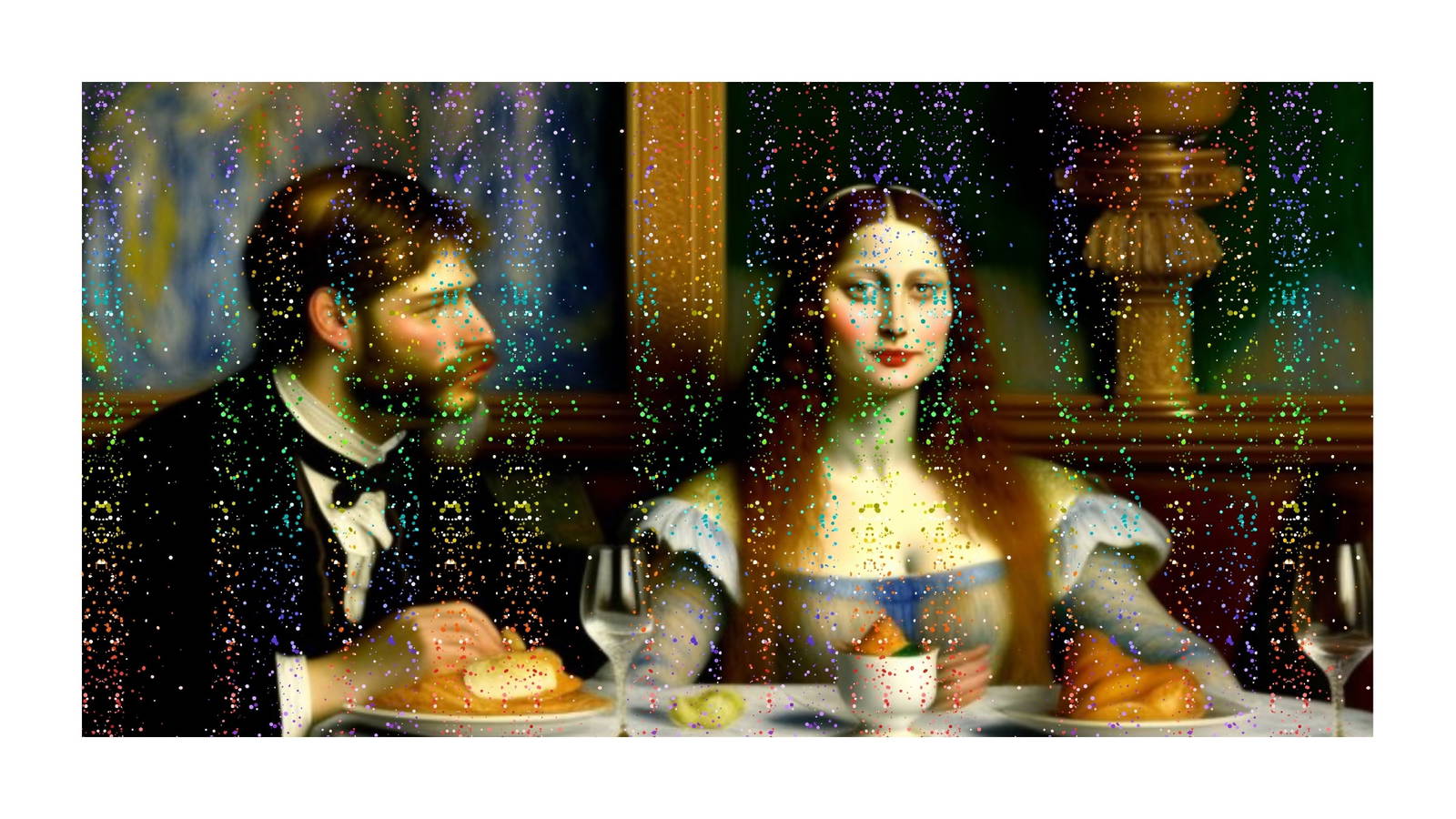 Auguste Renoir - Having Dinner With Mona Lisa- D2, Limited Edition ...