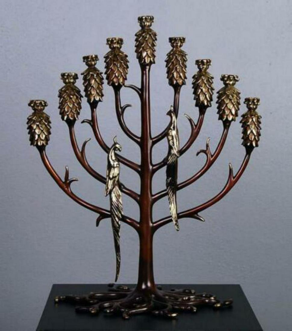 Erte, French (1892-1990), Bronze Menorah "Tree Of - Aug 11, 2019 ...