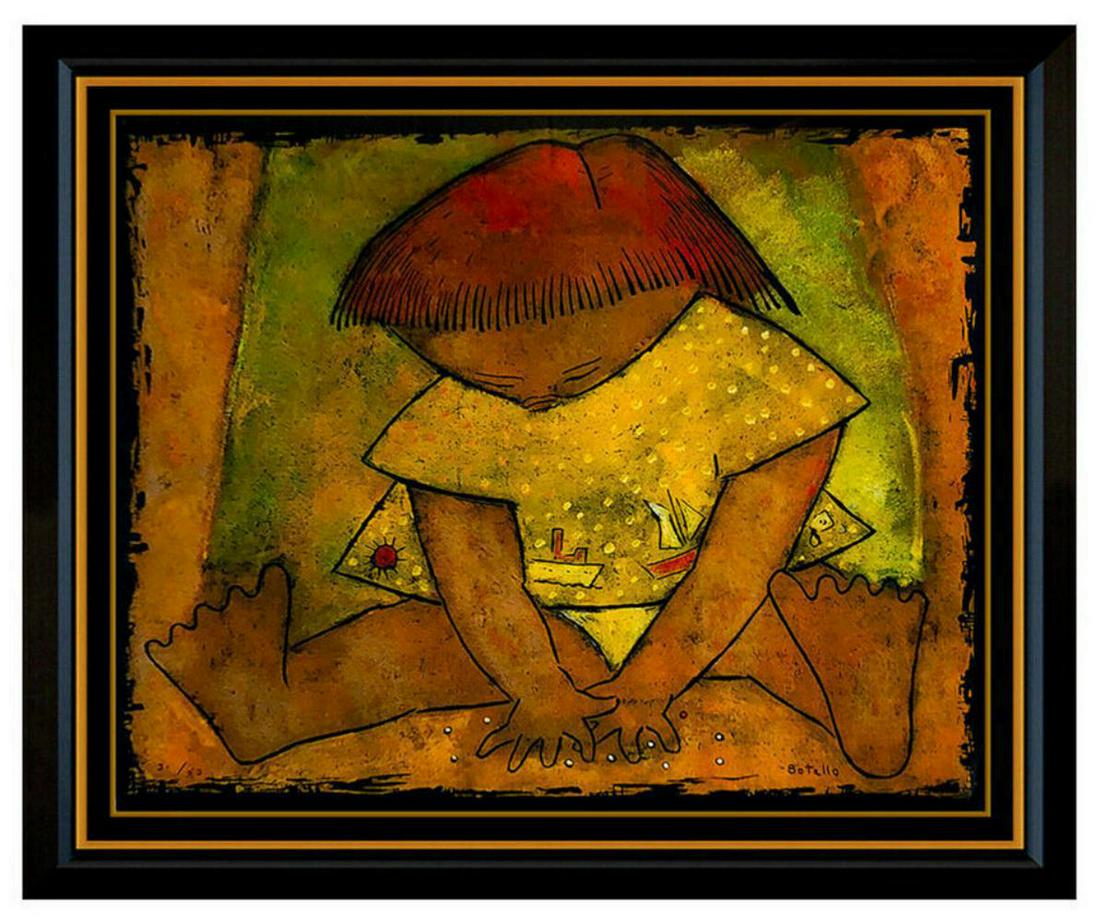 For Auction: Angel Botello ( Puerto Rico 1913 - 1986) oil Portrait ...