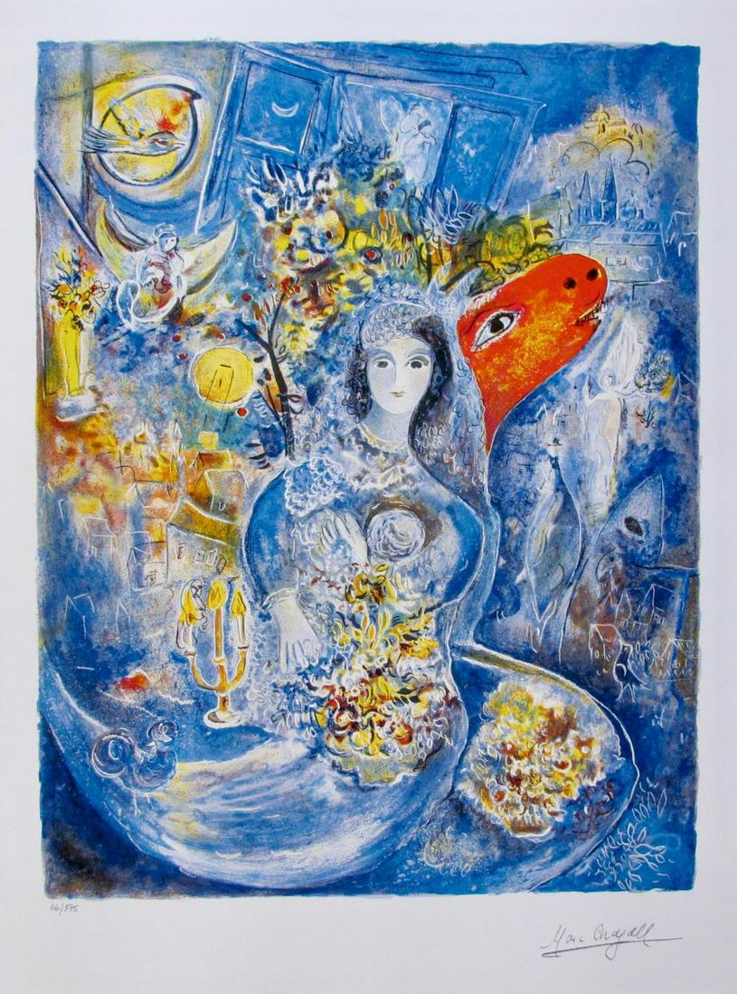 Marc Chagall Bella Limited Ed. Lithograph