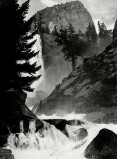 Ansel Adams 'vernal Fall, Yosemite'