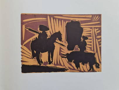 Pablo Picasso, Linocut, Pique Iii