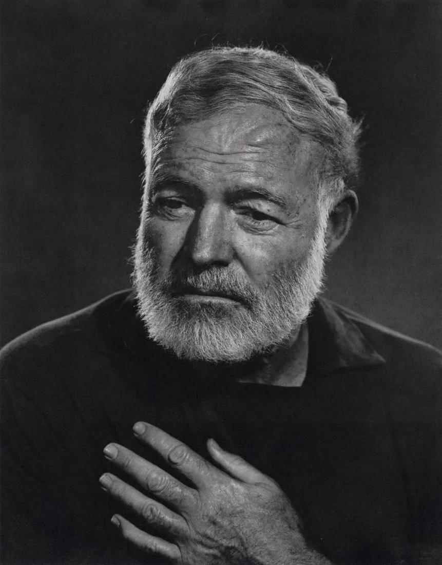 YOUSUF KARSH - Ernest Hemingway, 1957 - Mar 13, 2022 | Luxury Fine Art ...