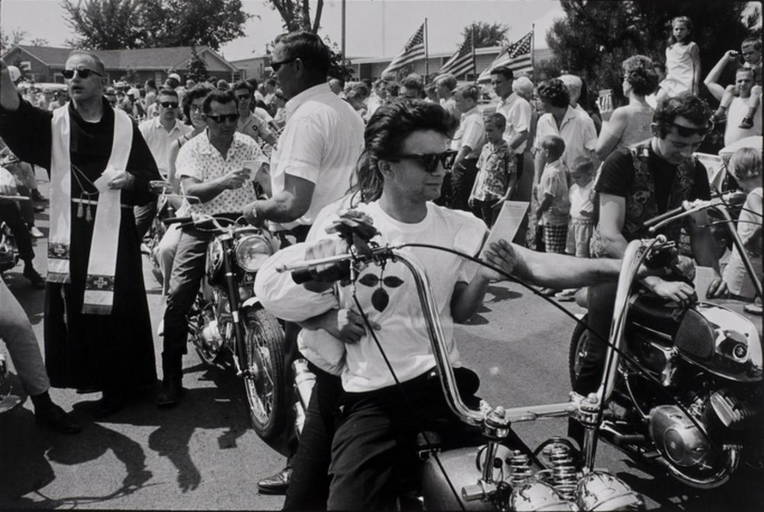 Danny Lyon, World's Largest Motorcycle Blessing, St. Christopher Shrine ...