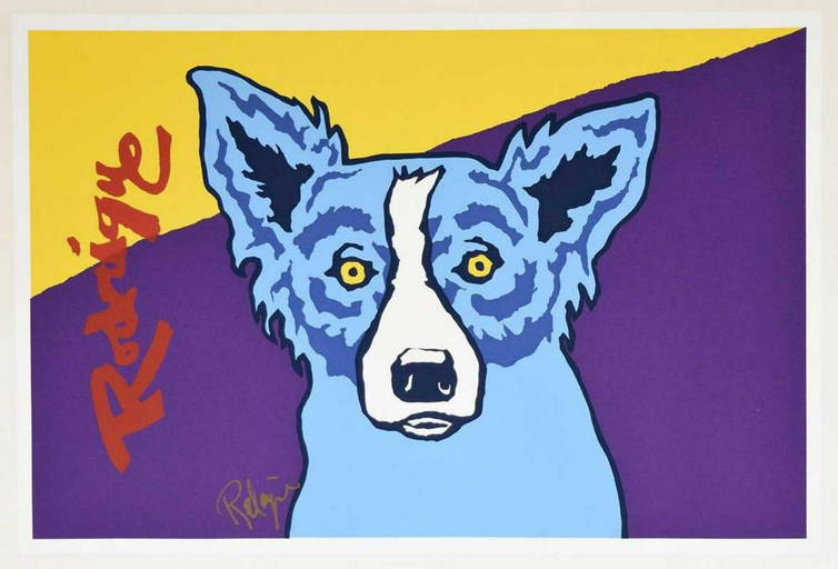 George Rodrigue, Museum Edition I, Screenprint 1993 (#0076) on Jun 12 ...
