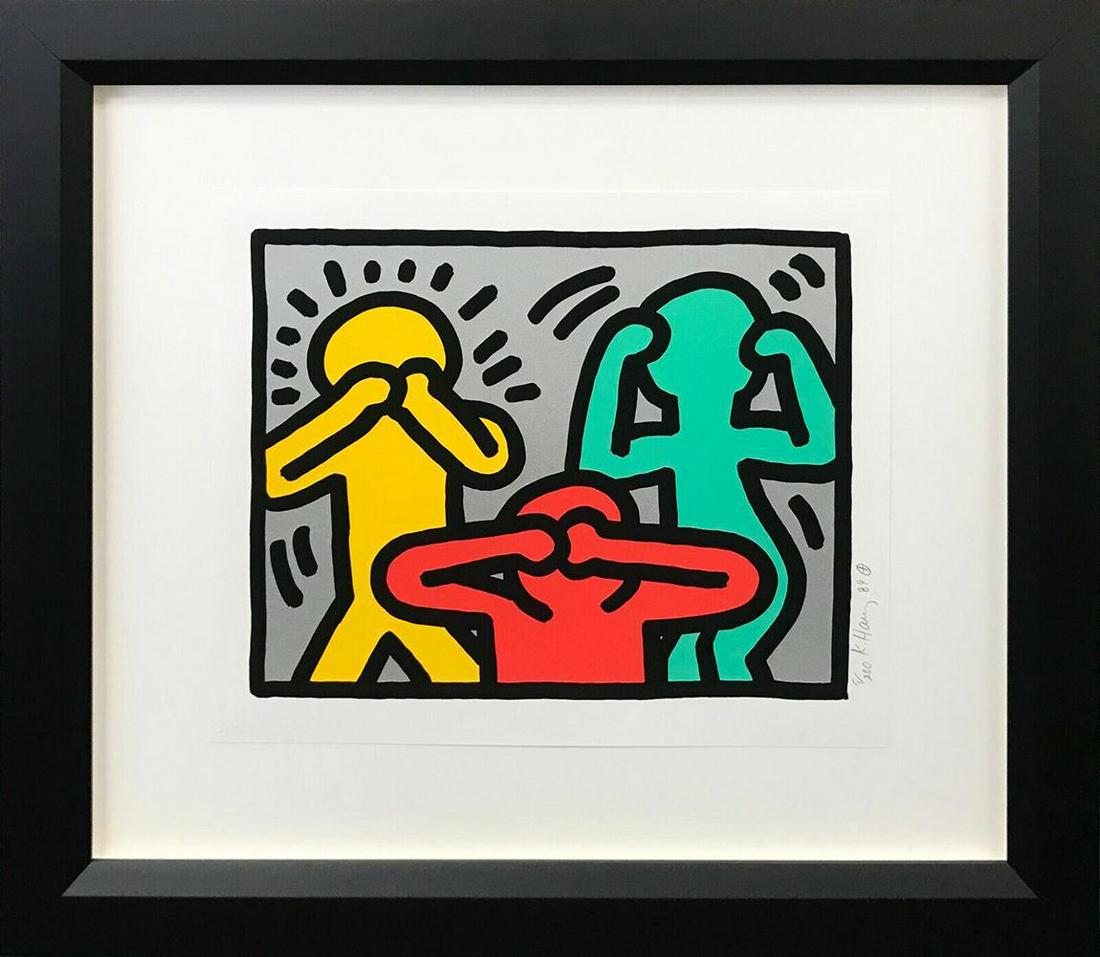 Keith Haring, Pop Shop Iii 1989, Signed & Numbered Screen Print
