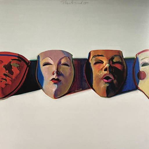 Wayne Thiebaud, Masks, 1970