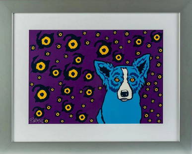 George Rodrigue Mardi Gras 96, Serigraph Signed & Numbered