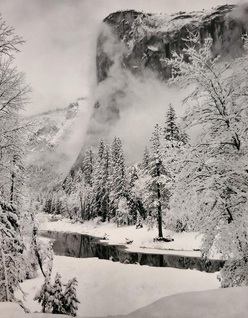 Ansel Adams, El Capitan, Winter, Yosemite National Park, California ...