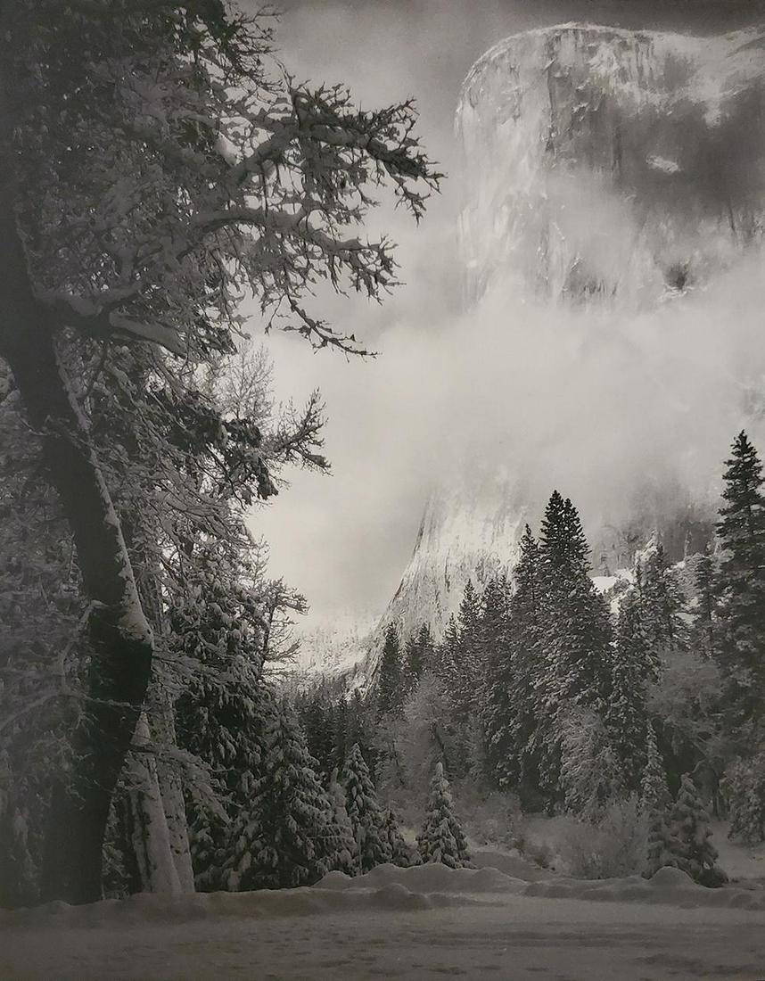 Ansel Adams, El Capitan, Winter, Sunrise, Yosemite National Park ...