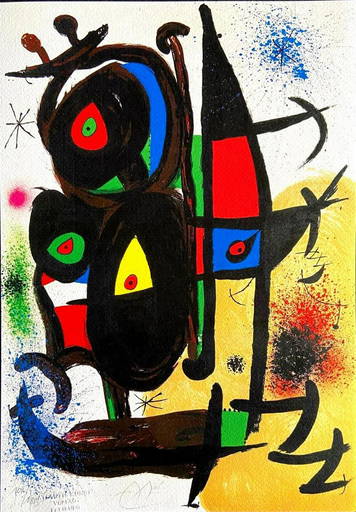 Joan Miro 'friends Of The Museum Of Modern Arts, Paris' Limited Edition