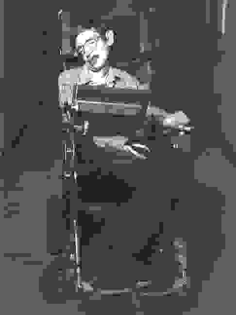 Herb Ritts, Stephen Hawking Full Length Pasadena, 1992 Auction