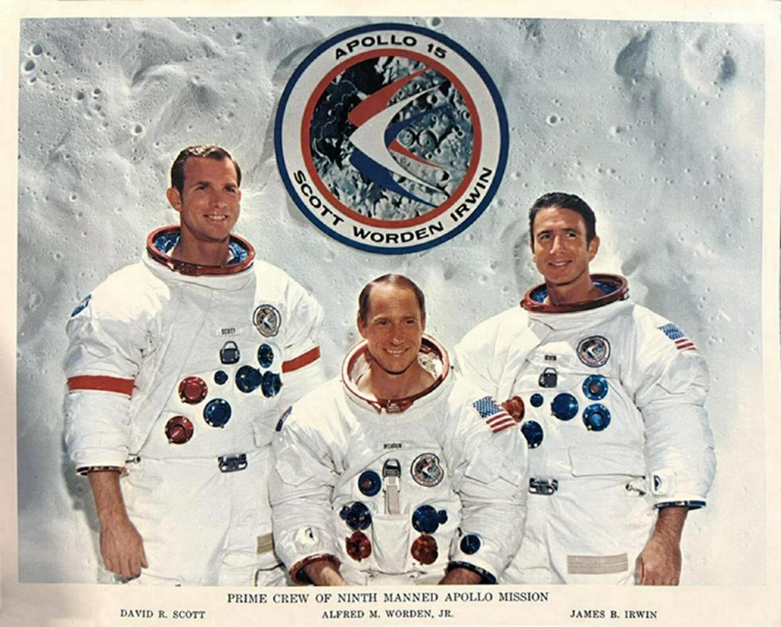 Nasa, Prime Crew Of Ninth Manned Apollo Mission-1971 Auction