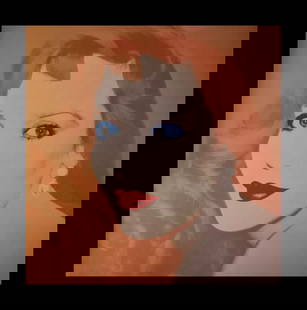 Andy Warhol, Jerry Hall, 1984