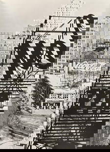 Berenice Abbott, Columbus Circle, 1930s