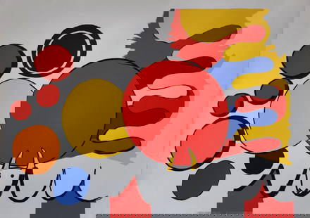 Artist's Proof Lithograph, Alexander Calder. Auction