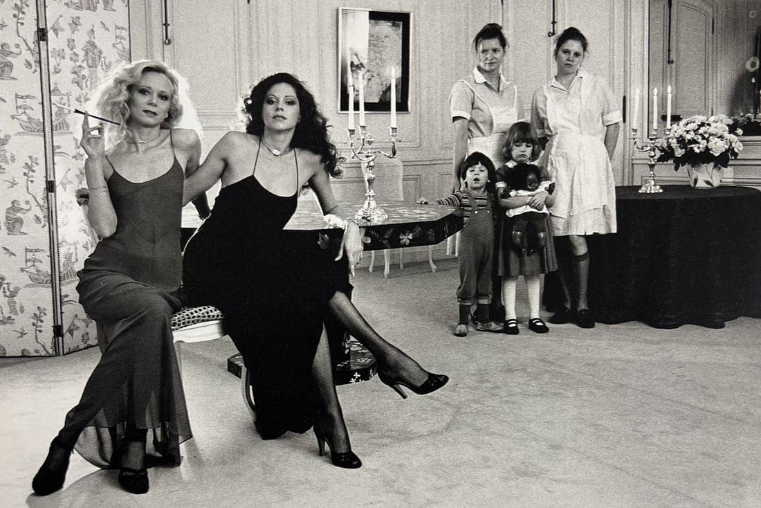 Helmut Newton, Teri Rojas And Her Sister Cheri Hamilton, Santa Barabara ...