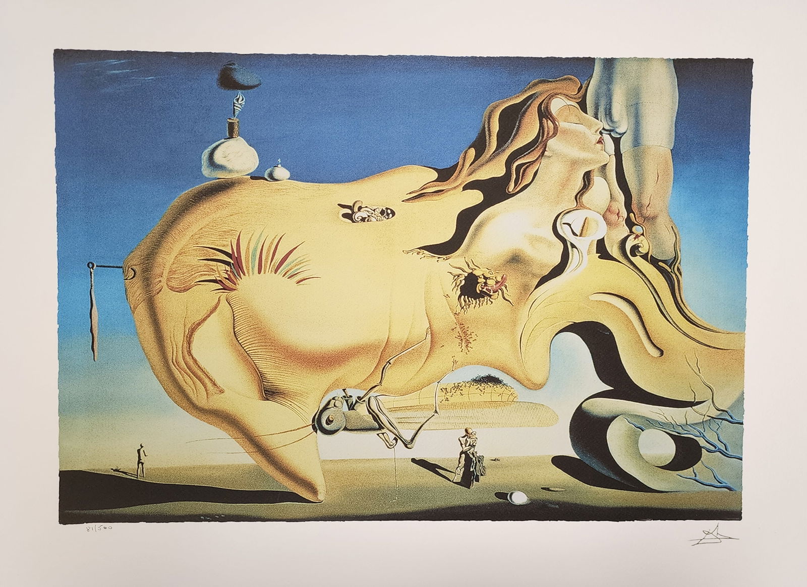 Salvador Dali, 'the Great Masturbator', Facsimile Auction