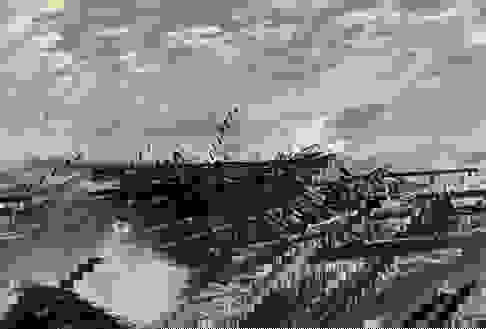 Henri Cartier Bresson, 1947 New York City Manhattan Fire Aftermath Auction