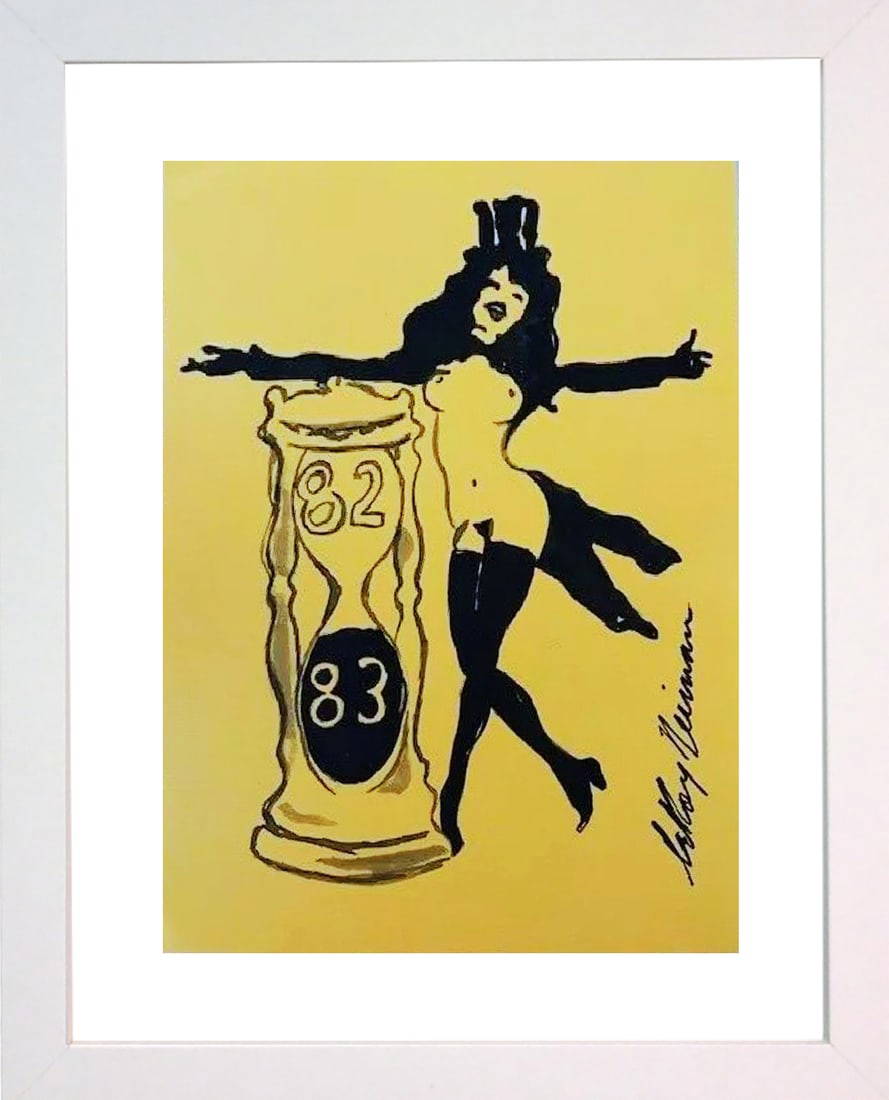 Leroy Neiman, Playboy Femlin New Years Eve 1982/1983, Original Signed ...