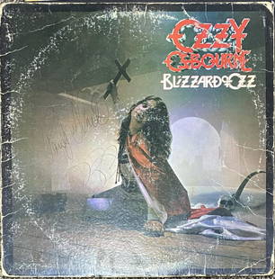 Ozzy And Randy Rhoads Autographed Album