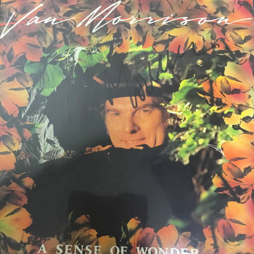 Van Morrison Autographed Album Cover