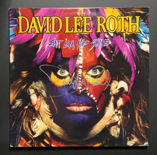 David Lee Roth Autographed Album Cover Only