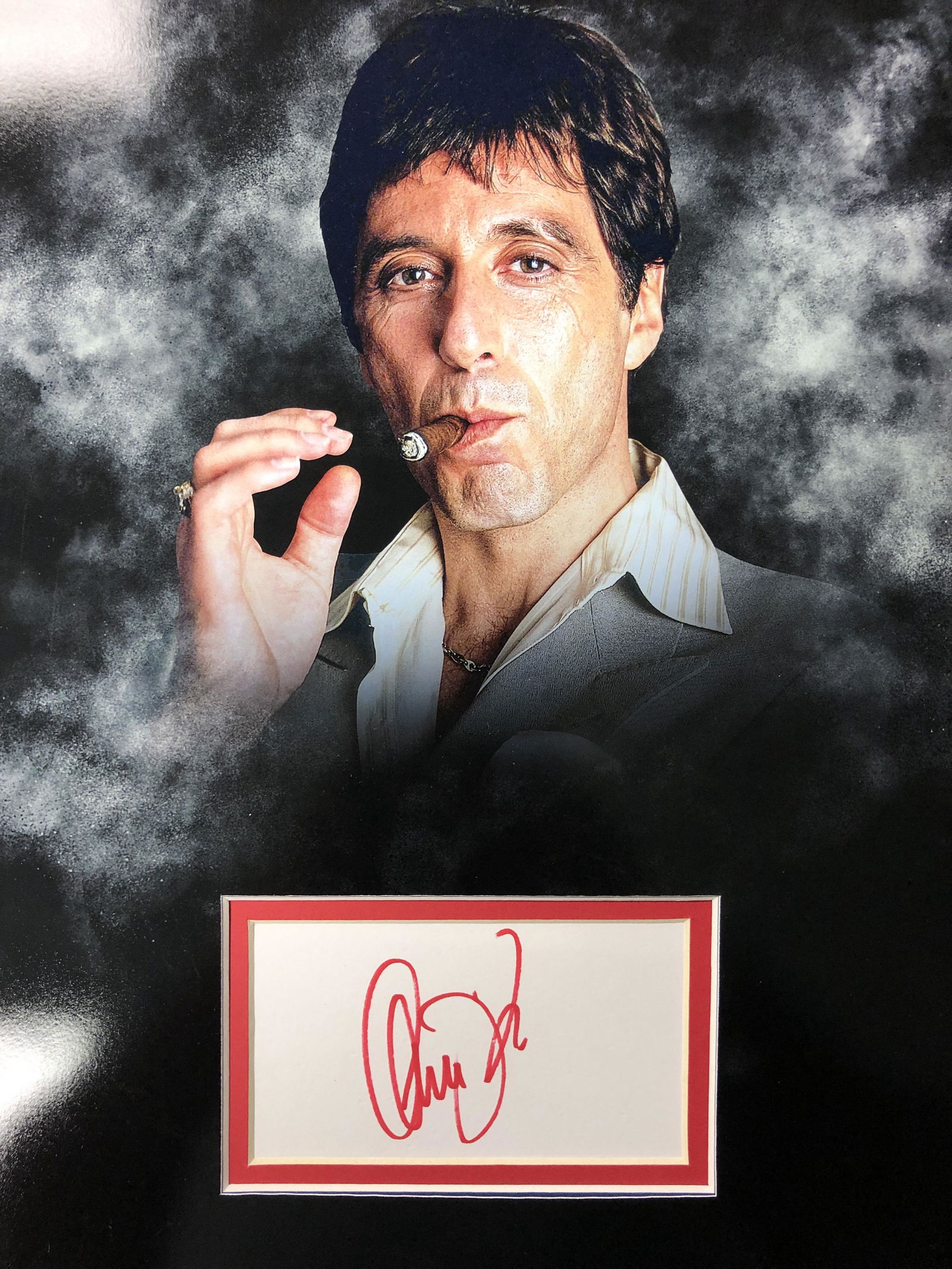 Al Pacino Autographed Display