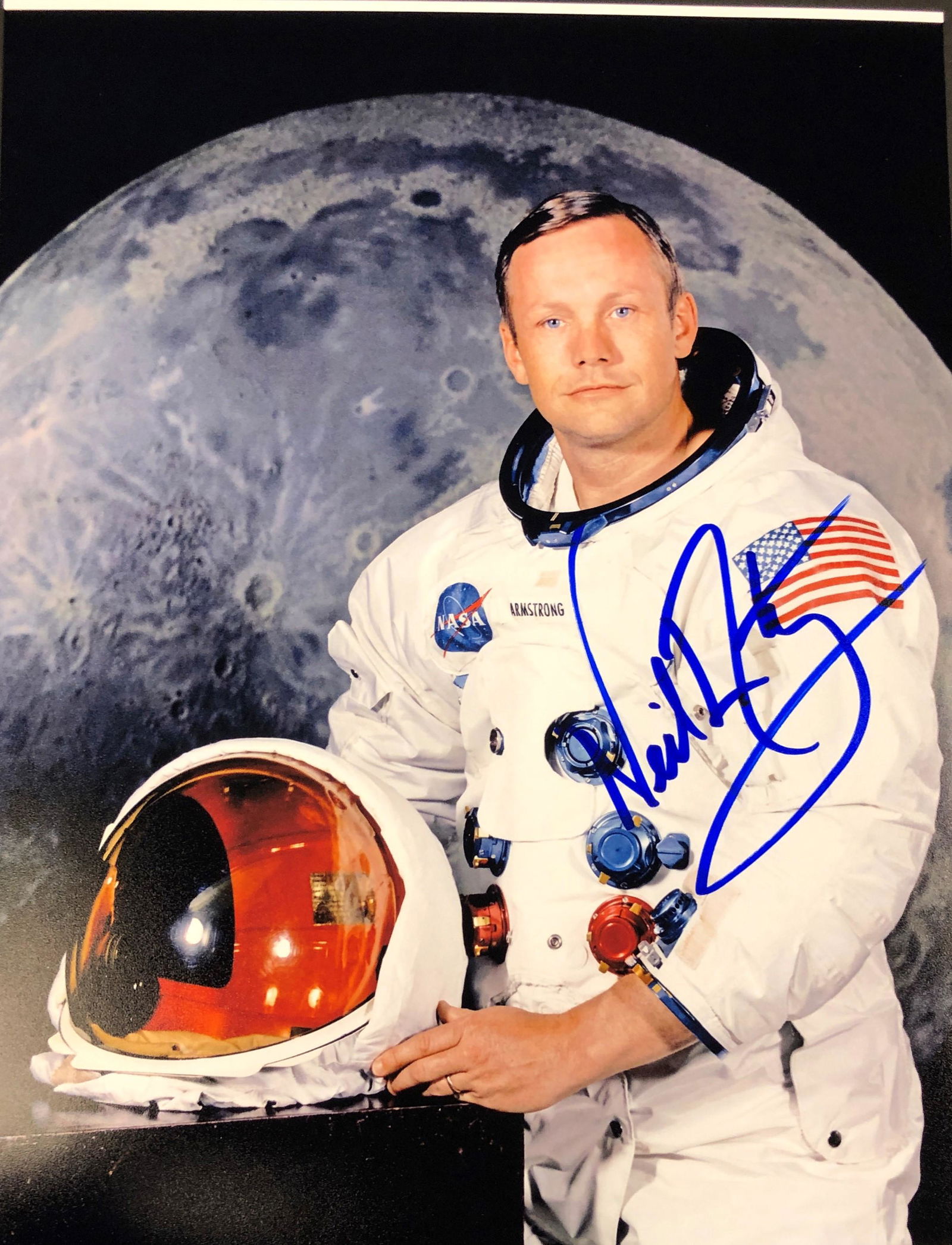 Neil Armstrong Autographed Photo