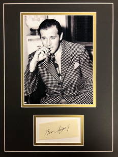 Bugsy Siegel Autographed Collage