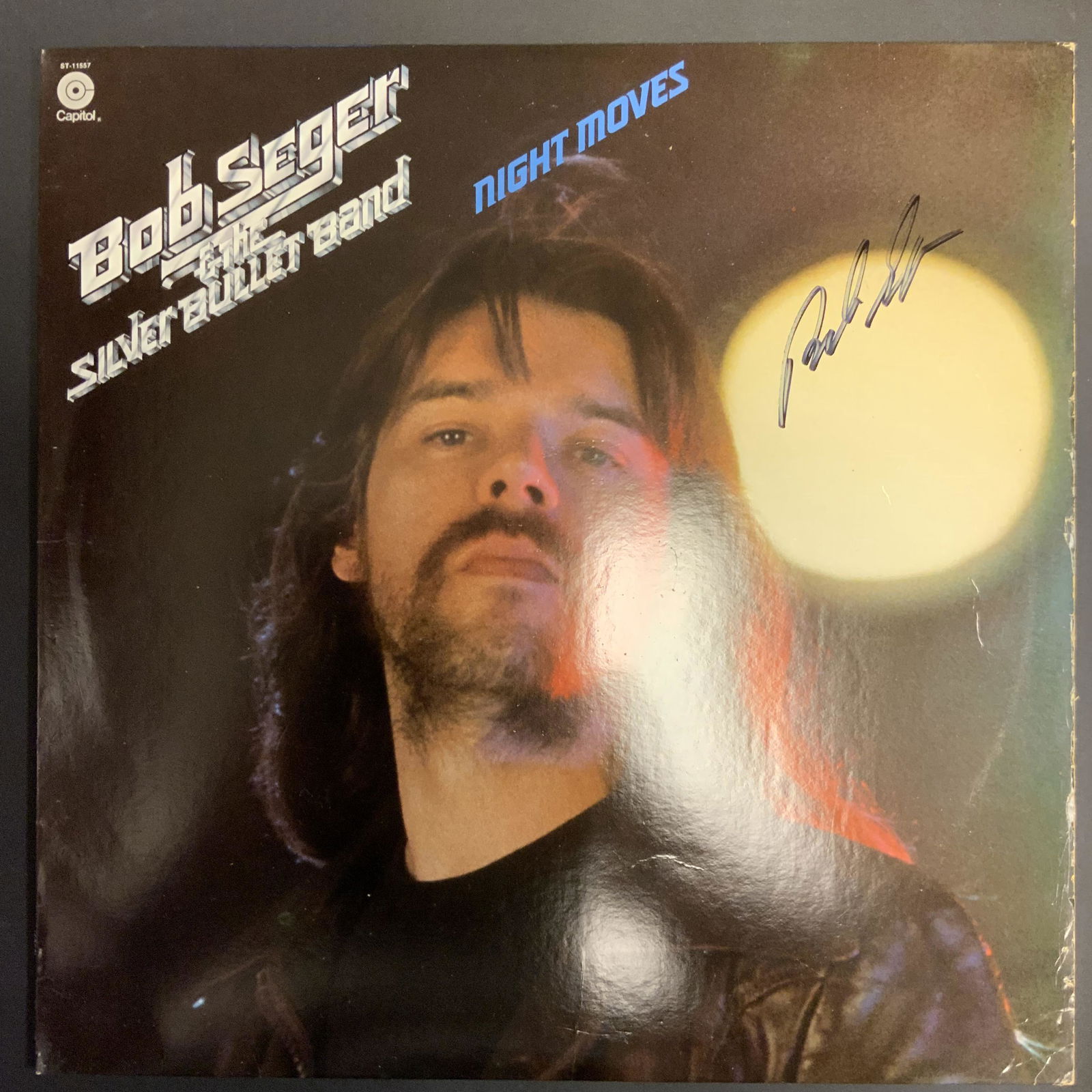 Bob Seger Autographed Album Cover
